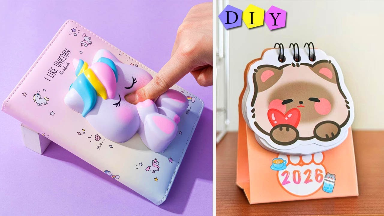 🌷 Cute Stationery / How to make cute stationery / DIY stationery at ...