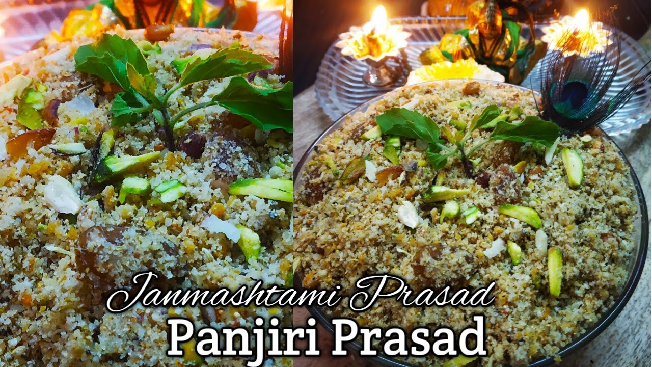 Panjiri prasad ( sunthavada)|Janmashtami prasad|पंजीरी प्रसाद ...