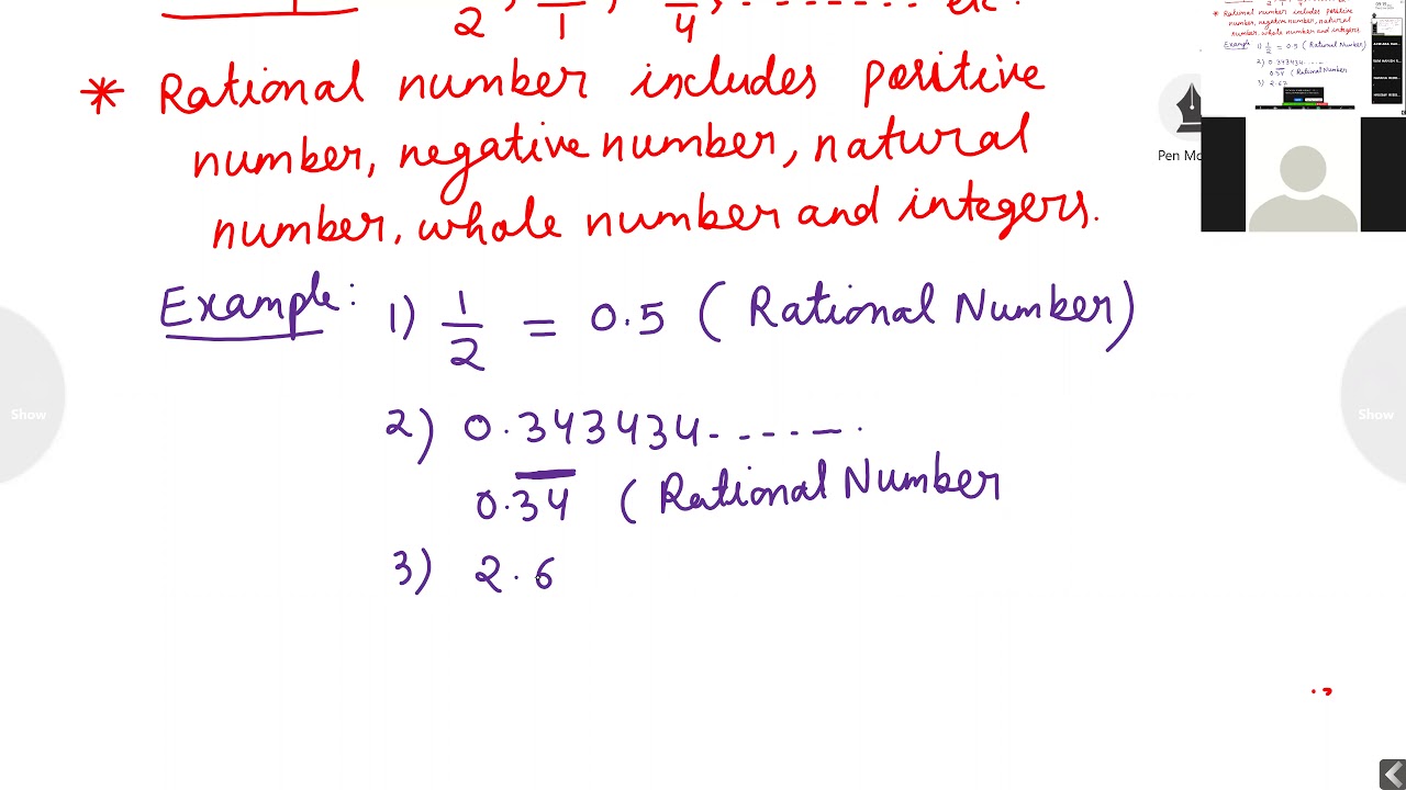 Grade -8 Math Rational Numbers - YouTube
