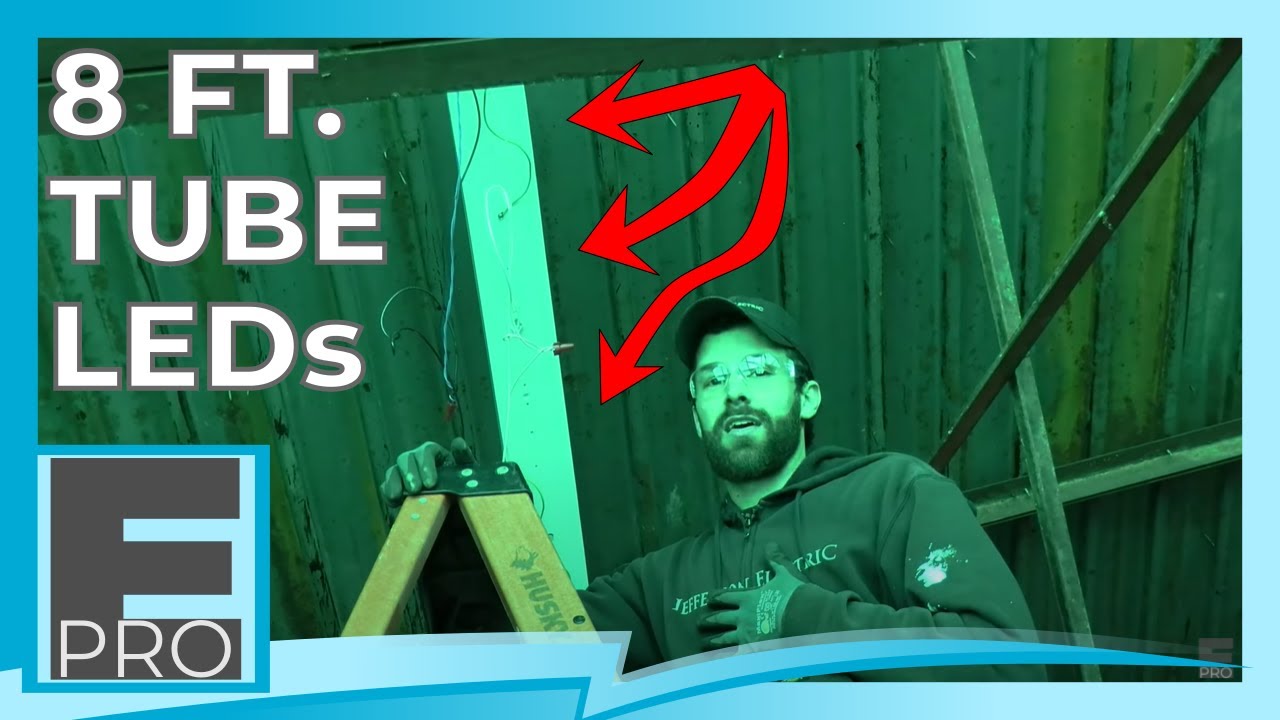 Installing LED Tube Lighting In Metal Framing - YouTube