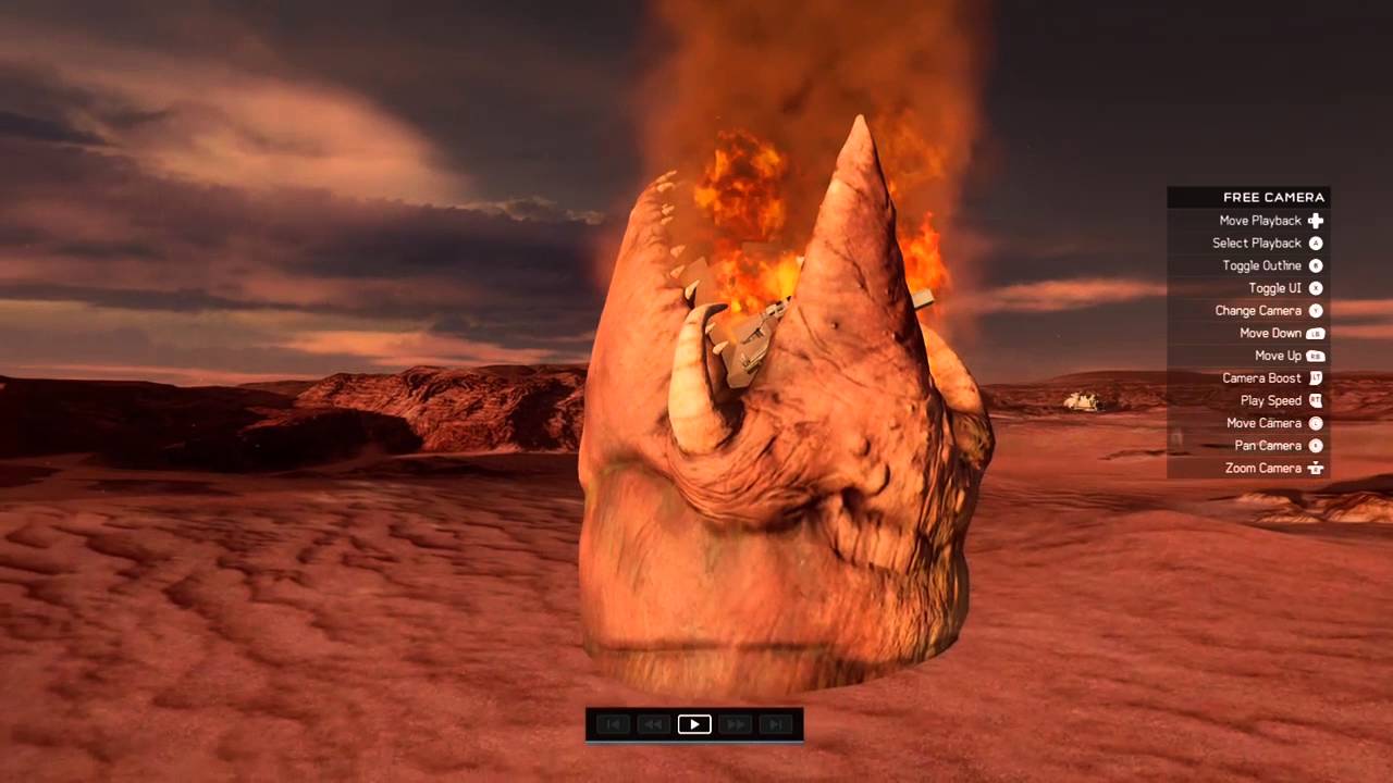 Halo 5 Sand Worm attack - YouTube