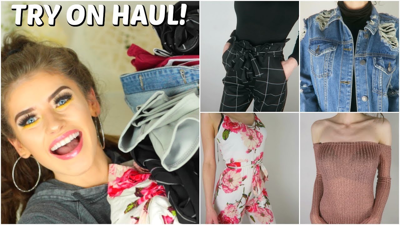 HUGE SPRING TRY ON HAUL 2018! | Jessie B - YouTube