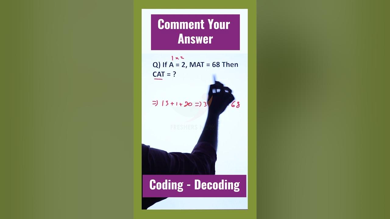Coding Decoding Math Tricks Quiz 1 Math Telugu Shorts Codingdecodingtricks Youtube