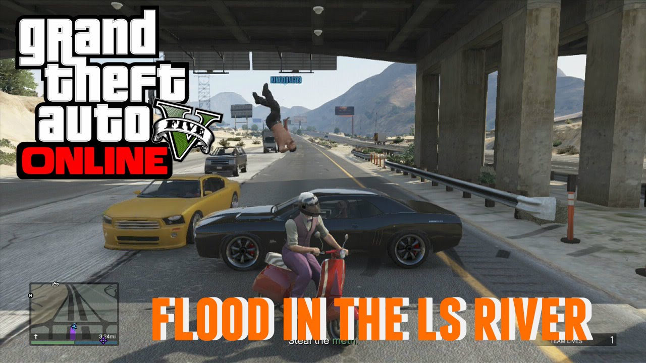 GTA 5 Online Jobs #7 | Flood In the LS River - YouTube