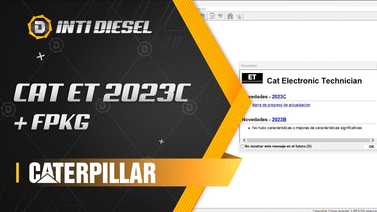 Activación de CAT ET 2023C + FPKG - YouTube