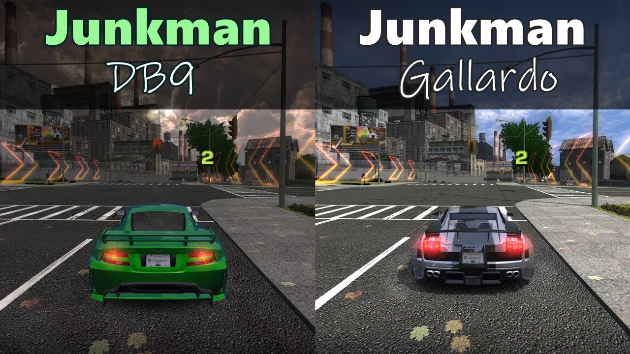 DB9 VS GALLARDO Junkman Performance Drag Race in NFS MW - YouTube