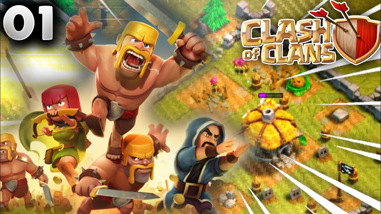 THIS GAME IS SO INTERESTING | CLASH OF CLANS GAMEPLAY #01 - YouTube