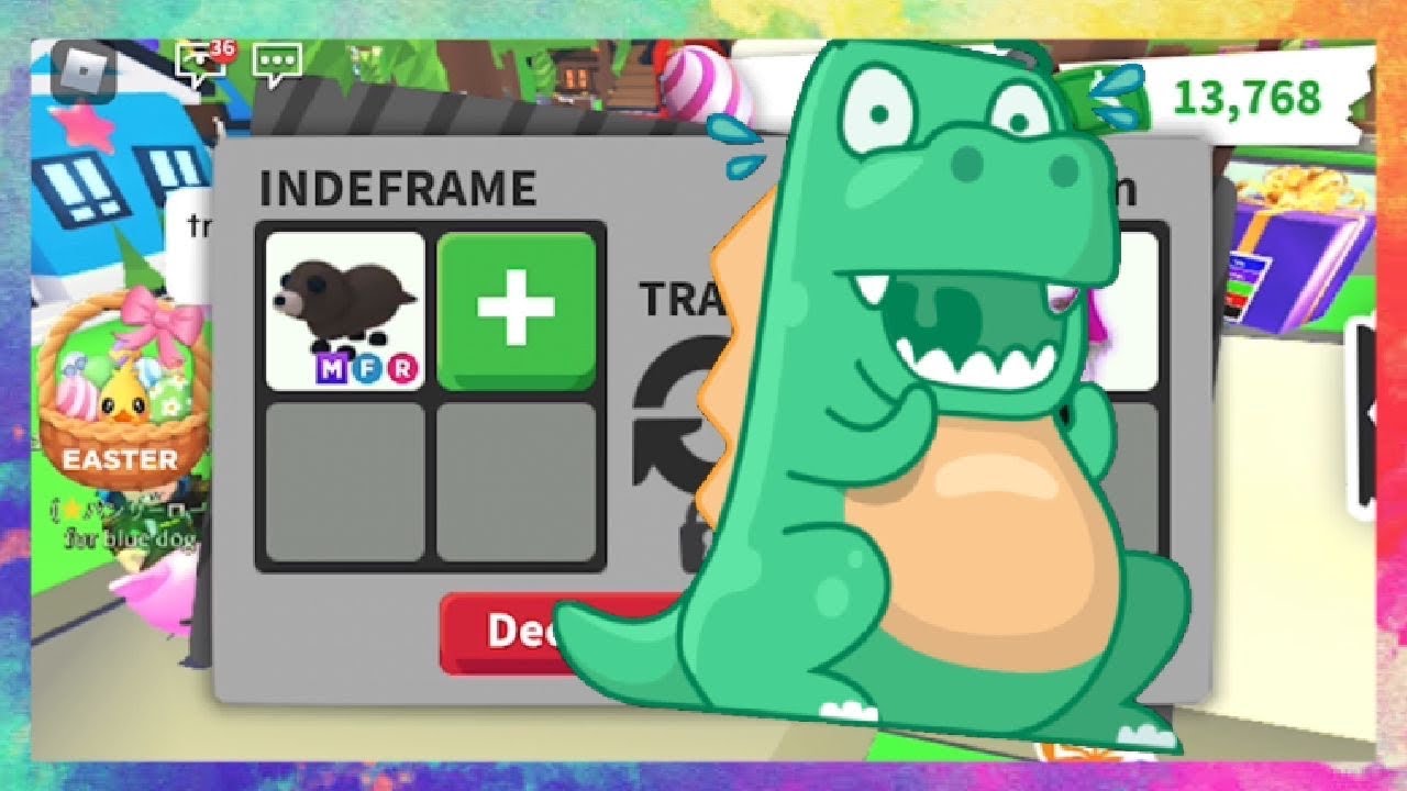 i traded my MEGA OTTER for this...WFL?? adopt me roblox - YouTube