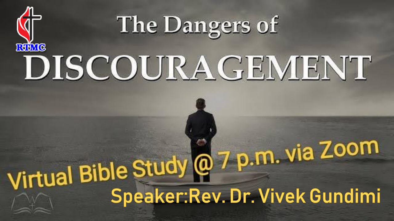 Virtual Bible Study I Study Series on Dangers of Discouragement - YouTube