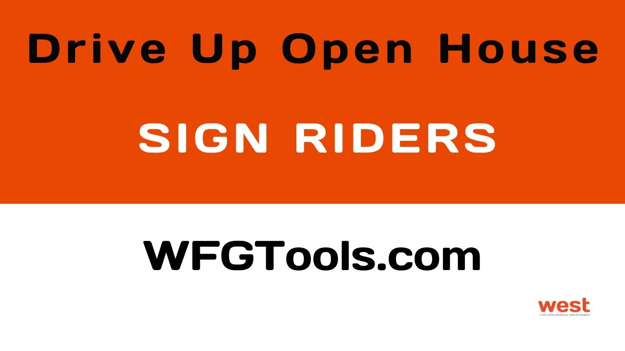 Drive Up Open House Sign Rider Tutorial - YouTube