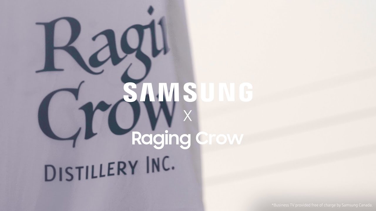 Samsung Business TV x Raging Crow Distillery - YouTube