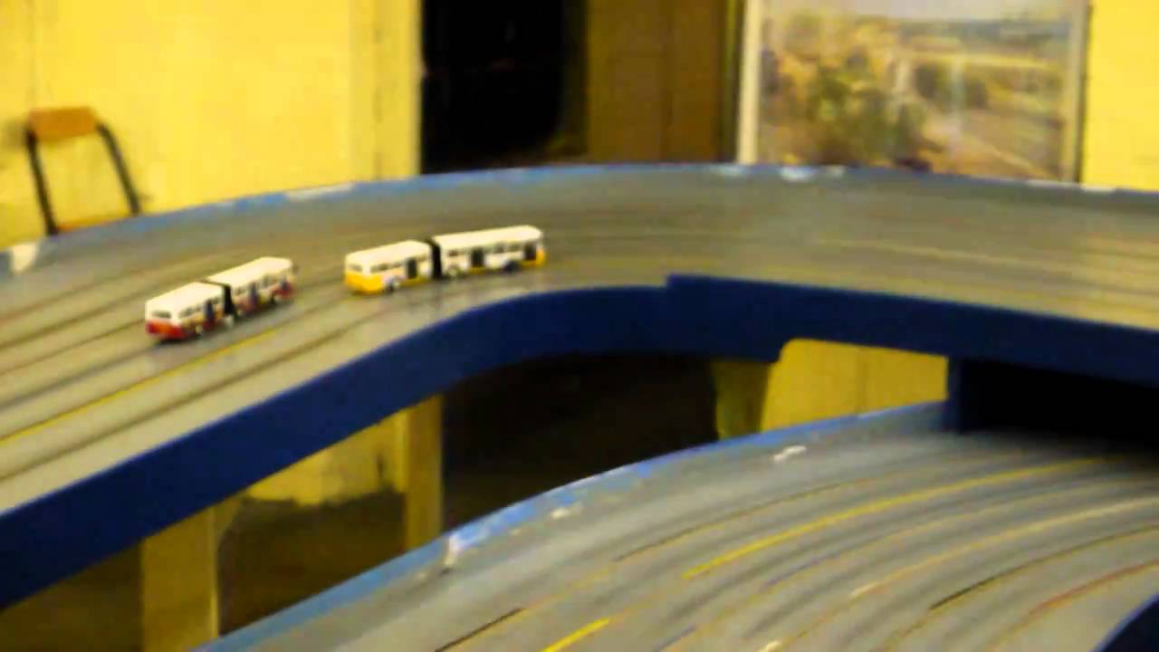 Bendy Buses on the Wellingborough Raceway - YouTube