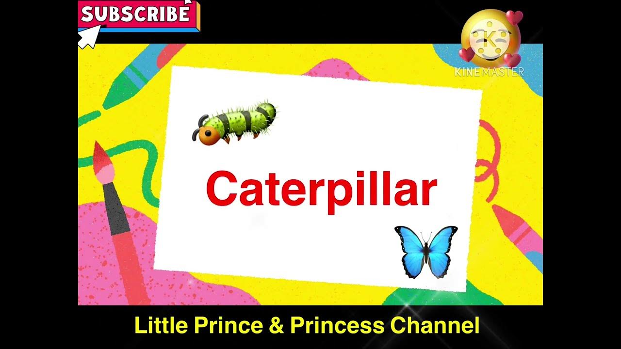 Caterpillar 🐛| Brown and furry caterpillar 3rd Std English Poem ...