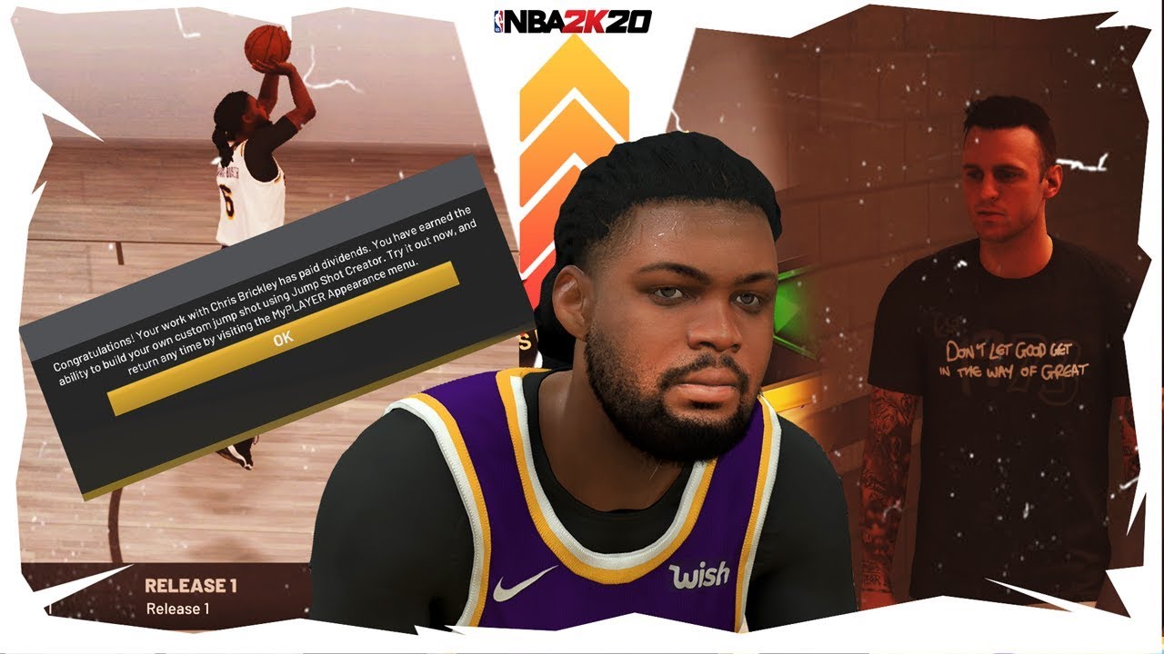 NBA 2K20 JUMPSHOT CREATOR SECRET TO UNLOCKING CUSTOM JUMPSHOTS - YouTube
