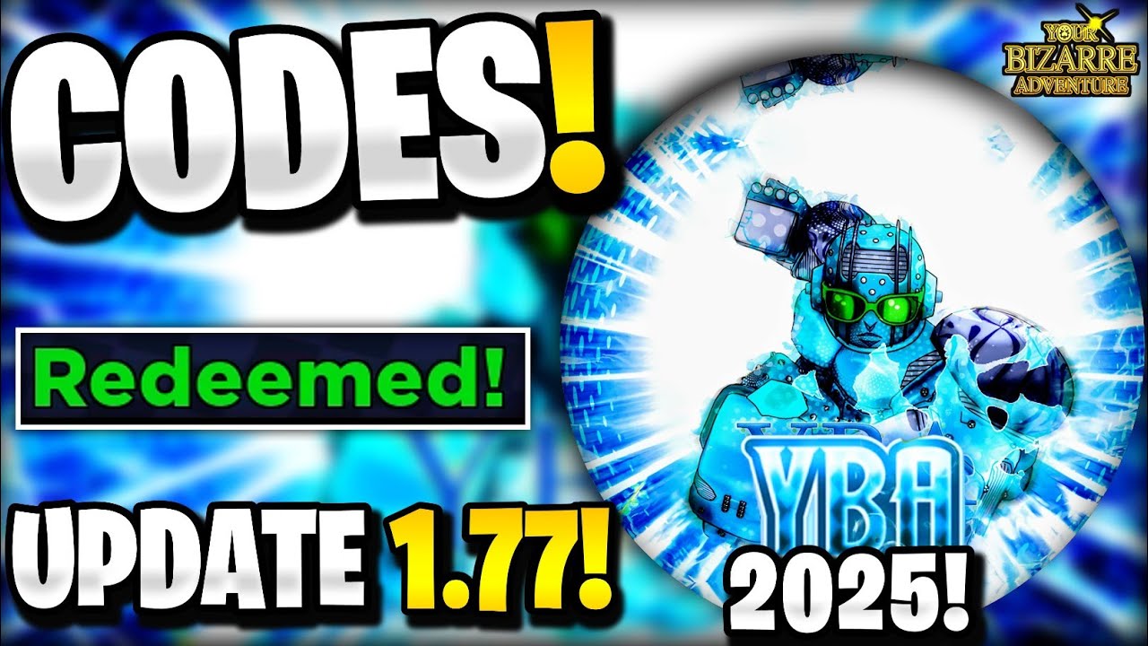 🔥*NEW* All Working UPDATE 1.77 CODES FOR YBA! ROBLOX YOUR BIZARRE ...