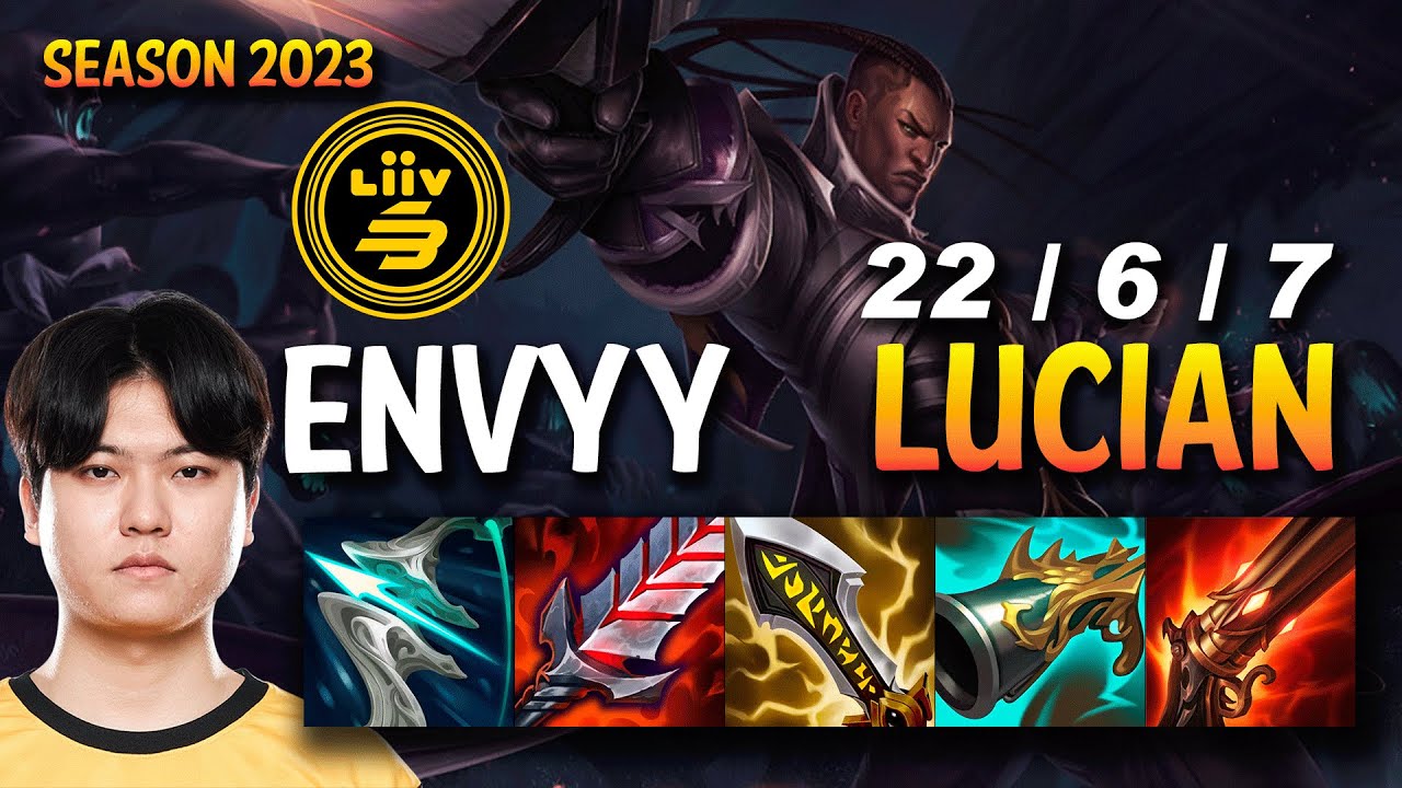 LSB Envyy LUCIAN vs ZERI ADC - KR Ranked - YouTube