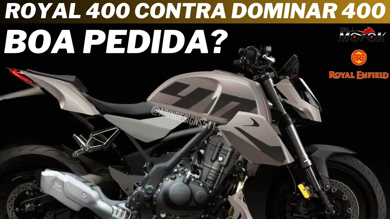 Nova Royal 400 STREETFIGHTER para enfrentar a poderosa DOMINAR 400 é ...