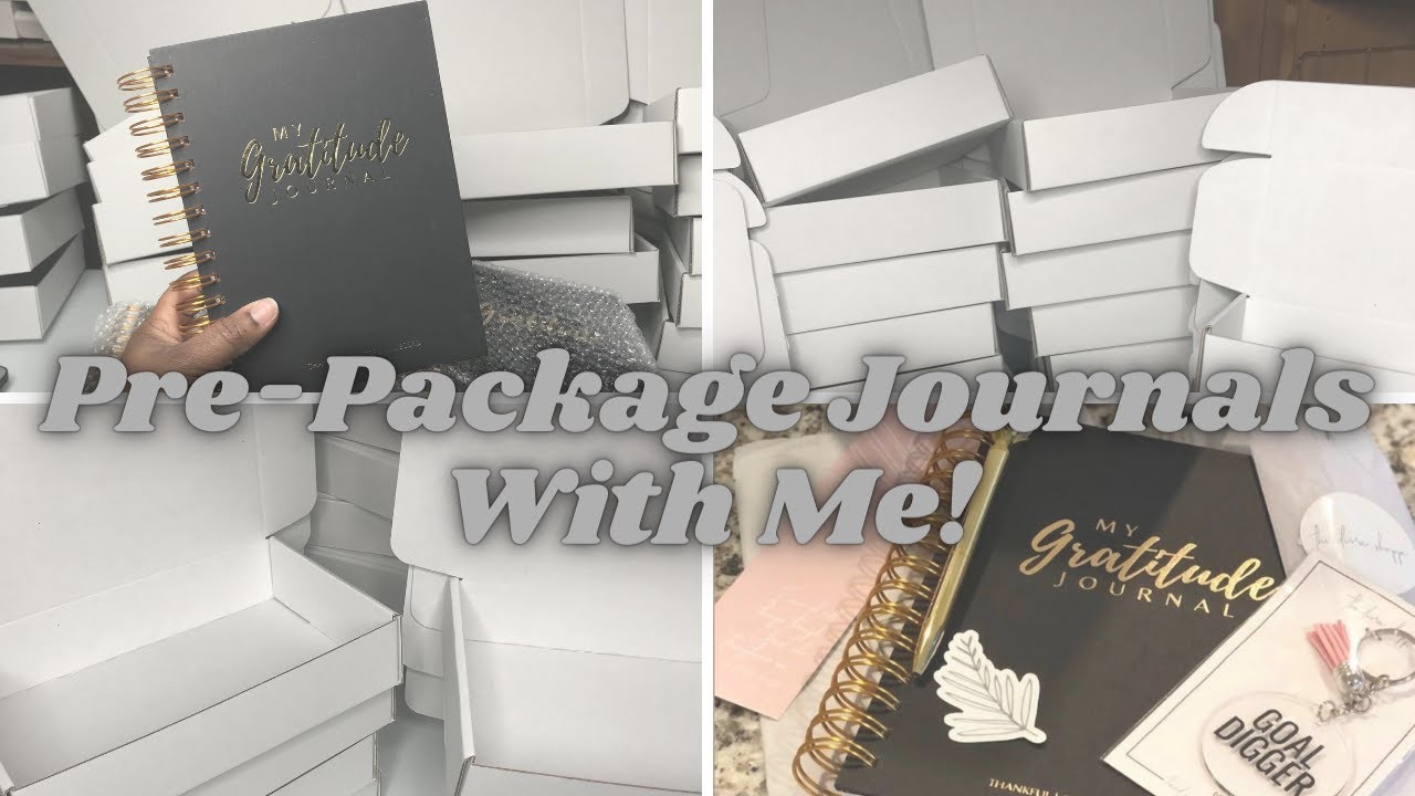 Pre-Package Journals With Me! Part 1 | How I Prep My Boxes | Journal ...