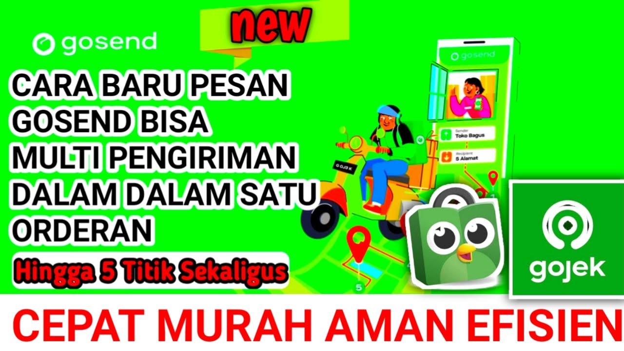 Cara Pesan Gosend Instan Untuk Kirim Paket Ke Banyak Tujuan Sekaligus ...