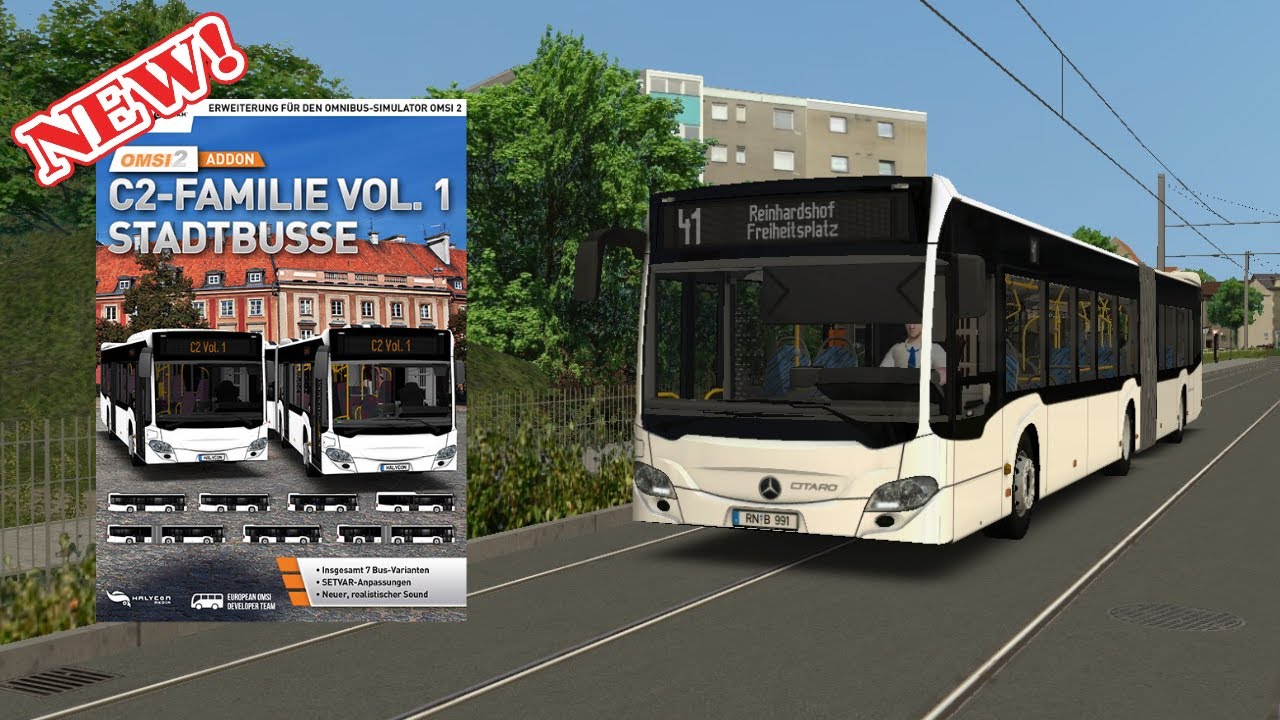 OMSI 2: Die NEUE C2 Stadtbusfamilie! #156 | PxlKiing - YouTube