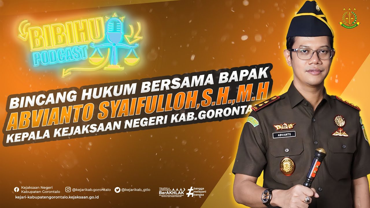 "Bincang Hukum Bersama Bapak Abvianto Syaifulloh, S.H.,M.H - Kenali Hukum, Jauhi Hukuman!" - YouTube