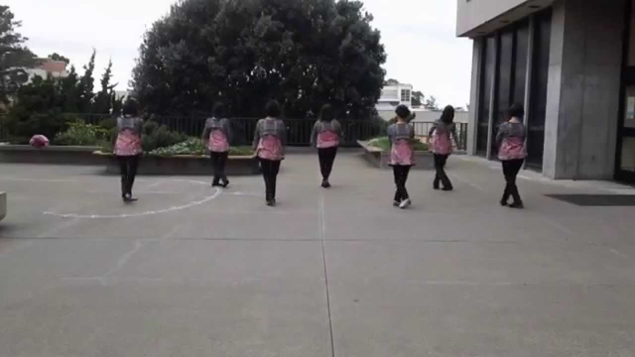 夜玫瑰 背面 San Francisco Chinese Line Dance 三藩市鳳凰飛健舞社 - YouTube