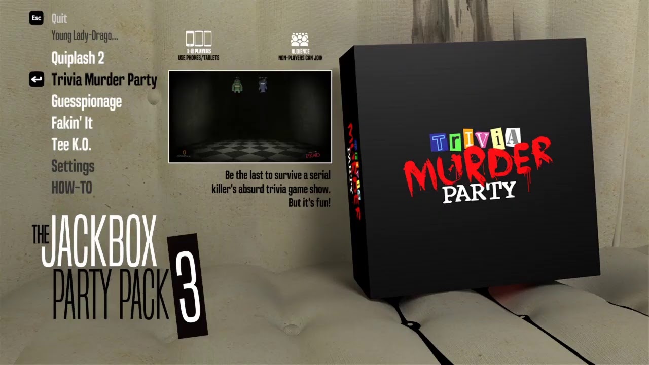 Jackbox Games, probably a LOT of Trivia Murder Party - YouTube