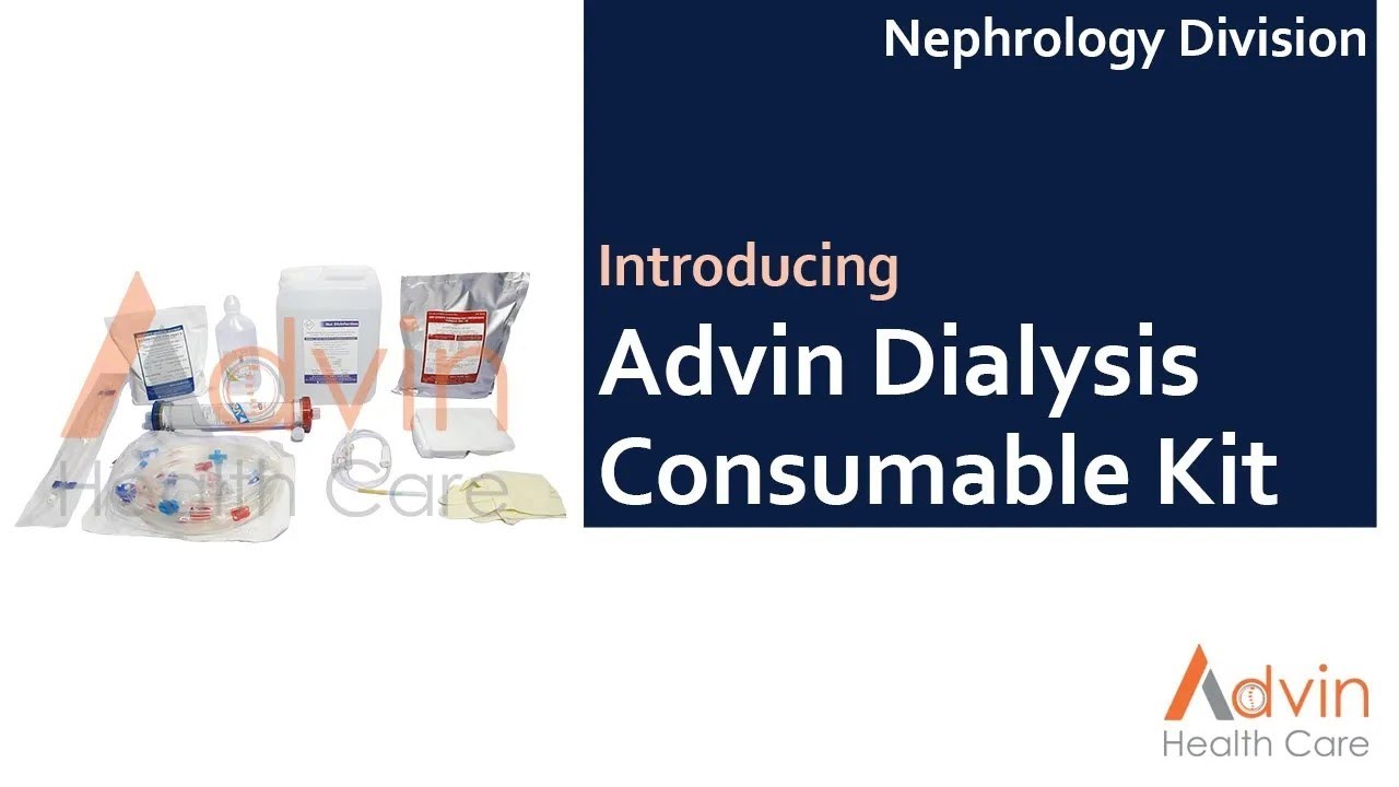 Advin Dialysis Consumable Kit - YouTube