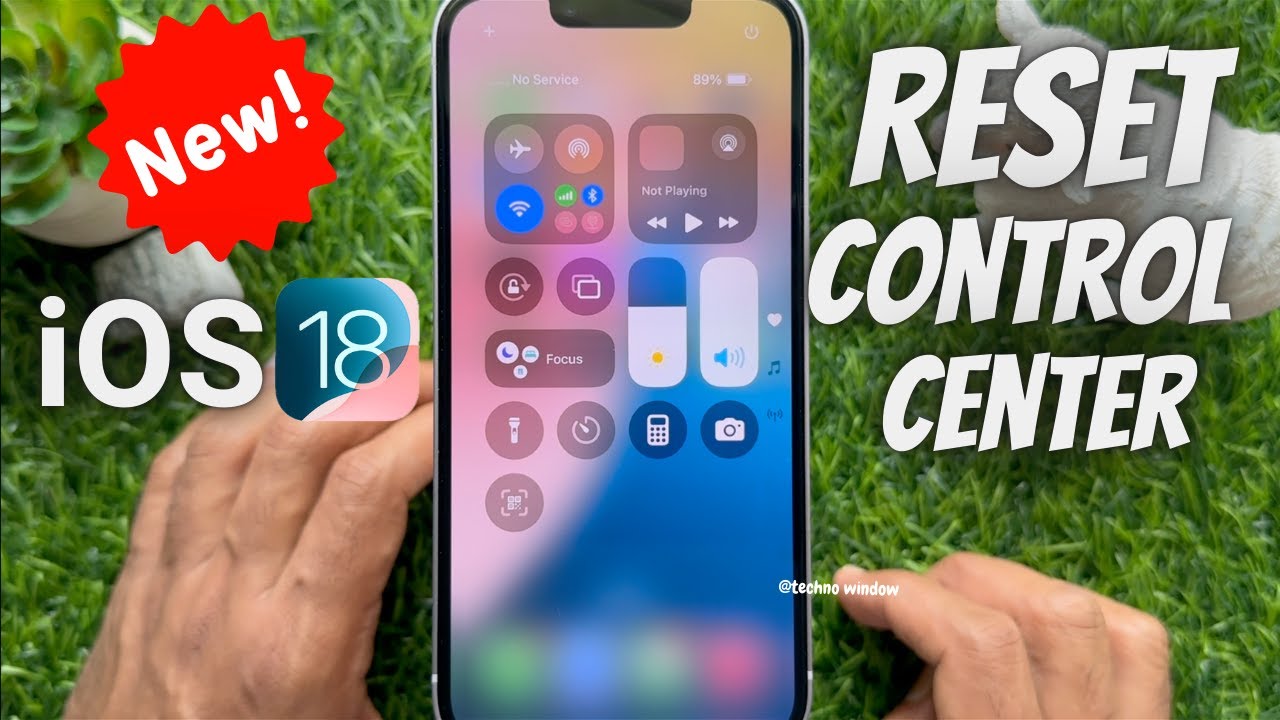 How to Reset Control Center to Default on iPhone iOS 18 - YouTube