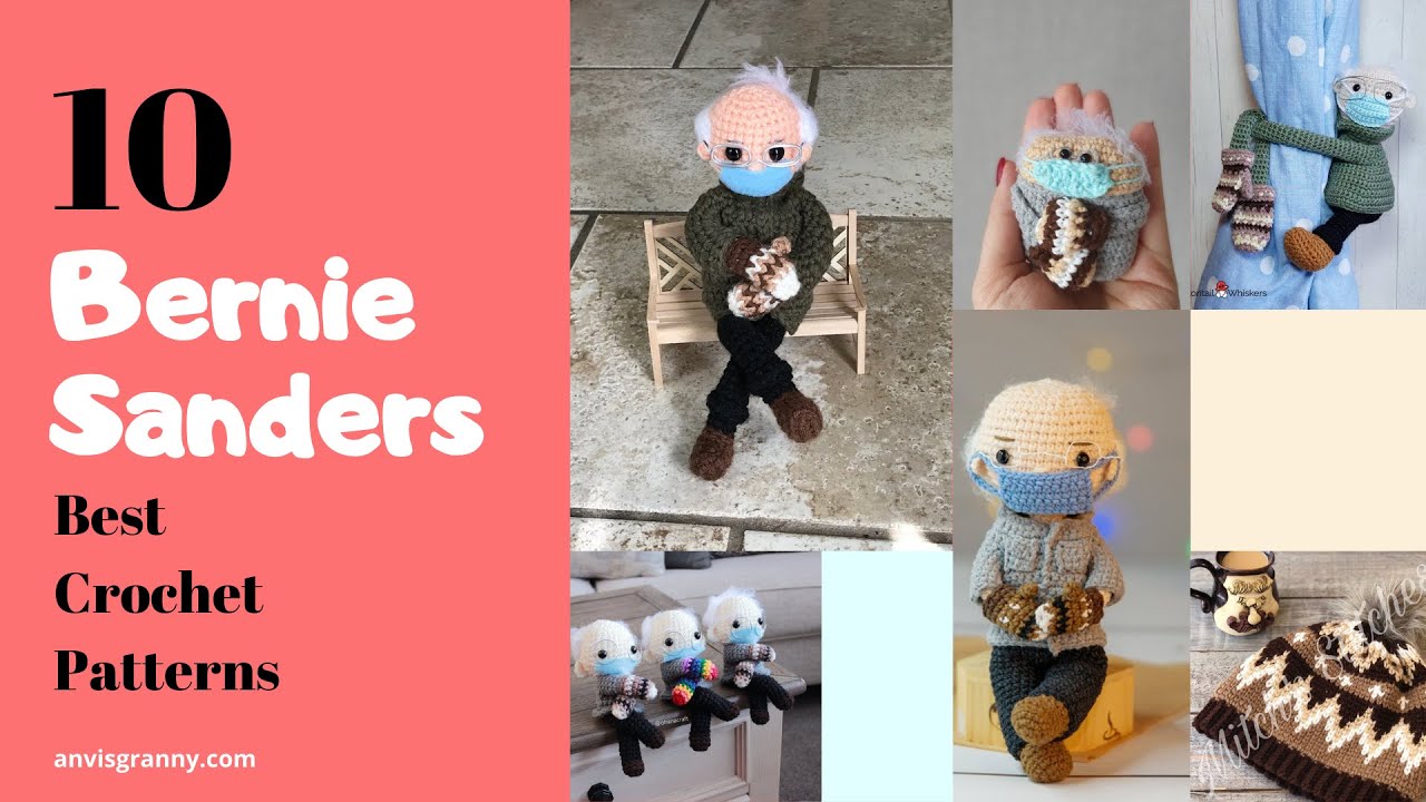 10 Best Bernie Sanders Mittens CROCHET PATTERNS - YouTube