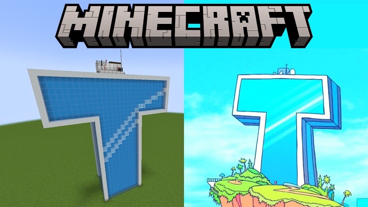 How To Build Teen Titans Go Tower In Minecraft - YouTube