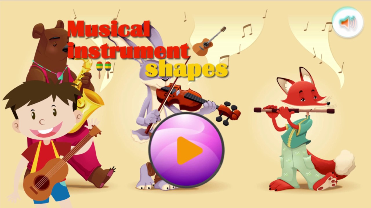 Musical instruments puzzle for kids - YouTube