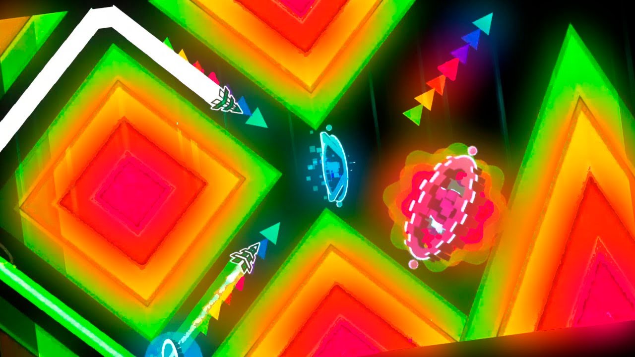 Rainbow Nine Circles | Ultimate Circles by SUOMI Geometry Dash - YouTube