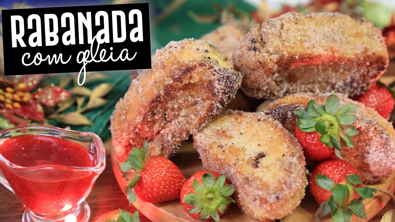 RABANADA VEGANA FÁCIL COM GELEIA CASEIRA DE MORANGO | ESPECIAL NATAL ...