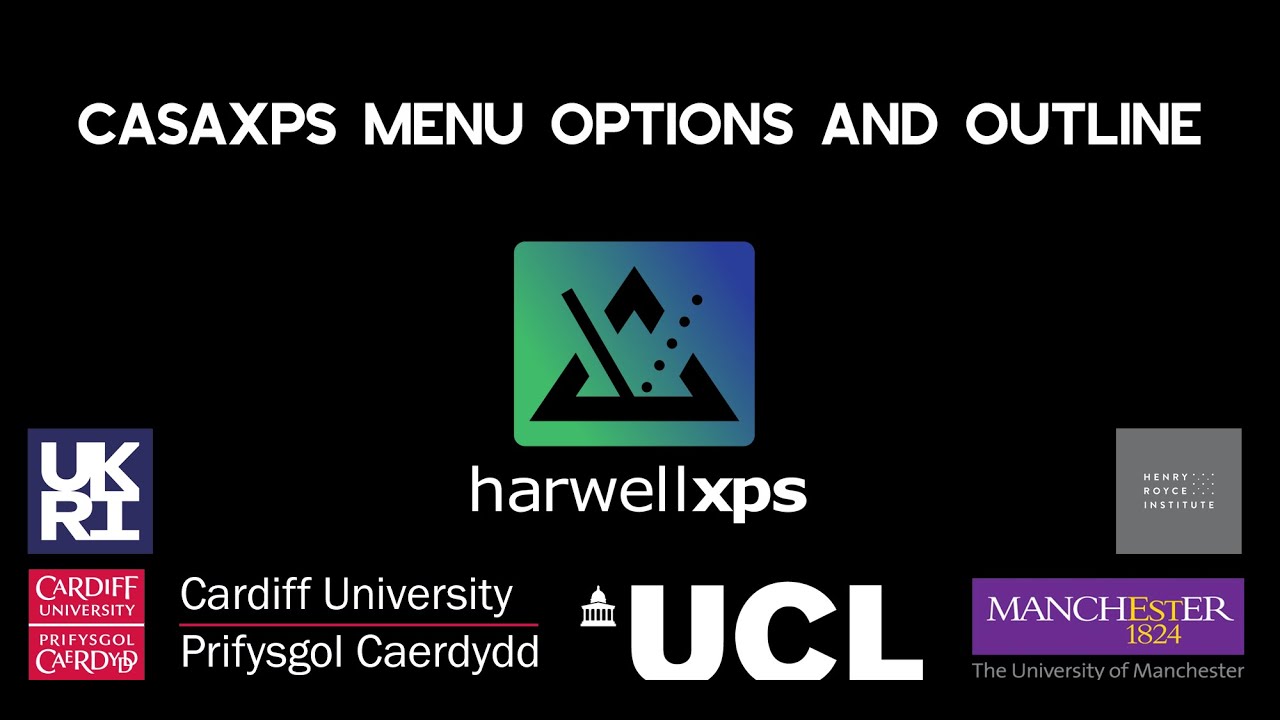 Introduction to CasaXPS Menu Options - YouTube