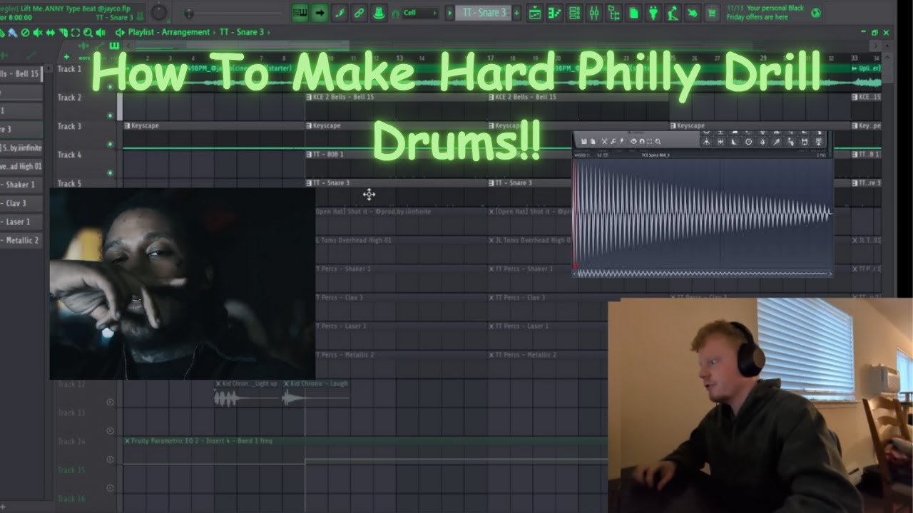 How To Make Hard Philly Drill Drum Patterns (Skrilla Drum Tutorial ...