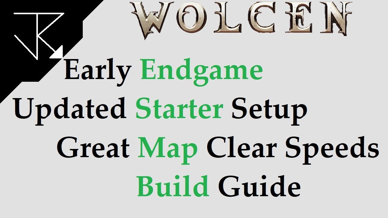 Wolcen Updated Early Endgame Map Clear Speed Level Build Guide - YouTube