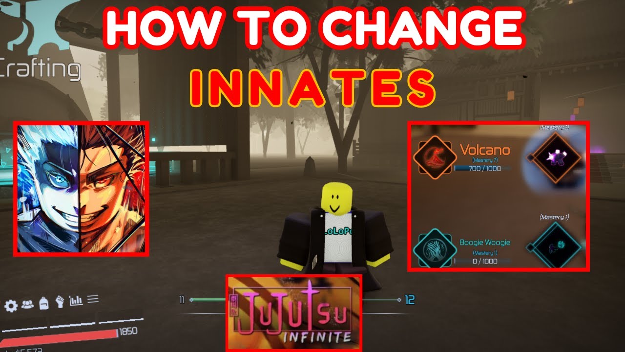 HOW TO CHANGE, EQUIP, UNLOCK INNATES IN JUJUTSU INFINITE - YouTube