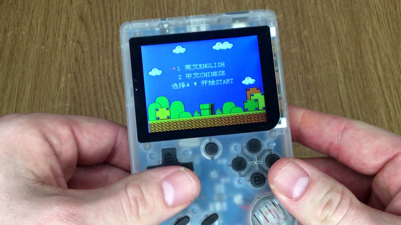 Retro FC plus Gameboy style NES copy from china review - YouTube