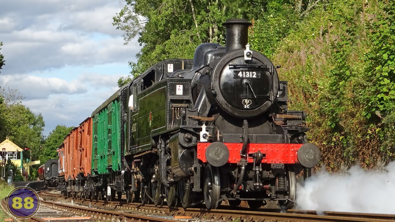 Ivatt 41312 Somerset & Dorset Railway - Photo Charter - 15/09/2022 ...