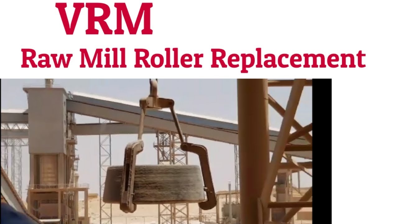 Vertical Roller Mill || Roller Replacement || Detailed Procedure ...