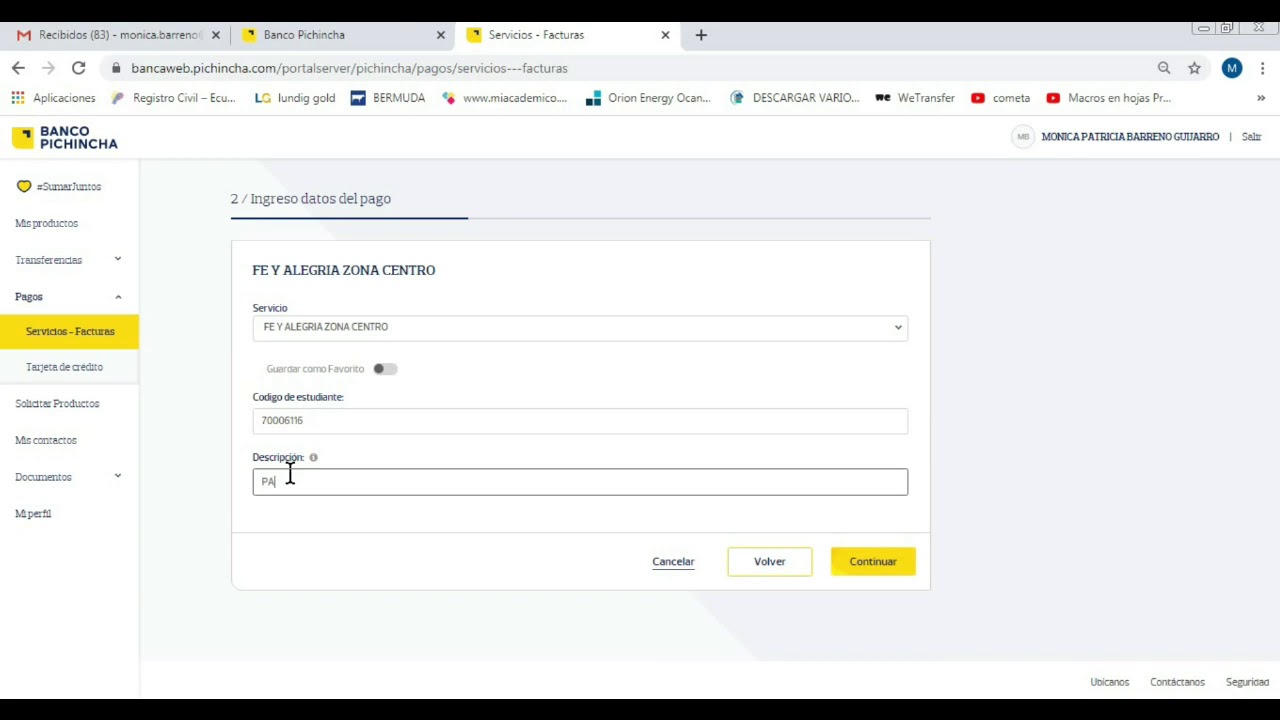3 VIDEO TUTORIA BANCA WEB BANCO PICHINCHA - YouTube
