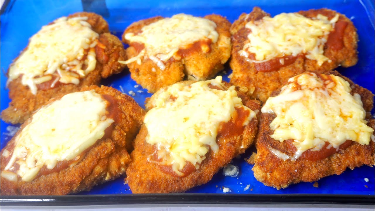 Pollo Empanizado a la Parmesana - YouTube