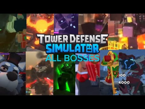 TDS all bosses currently in the game ver. 1.11.0 - YouTube