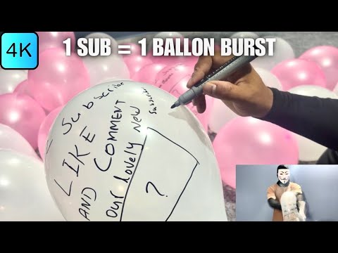 1 SUB =1 BALLOON BURST!|POP THE BALLOON OR FIND THE LOVE!|BALLOON ...