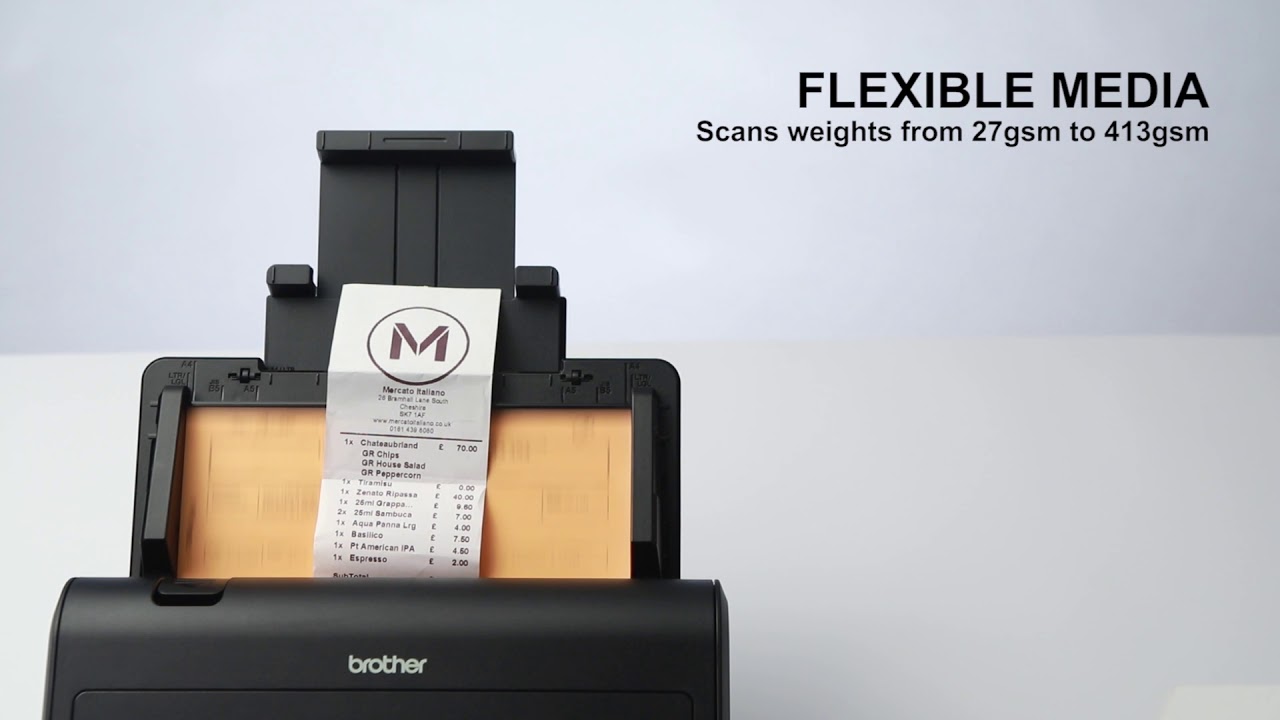 Brother UK - ADS 3000N scanner - YouTube