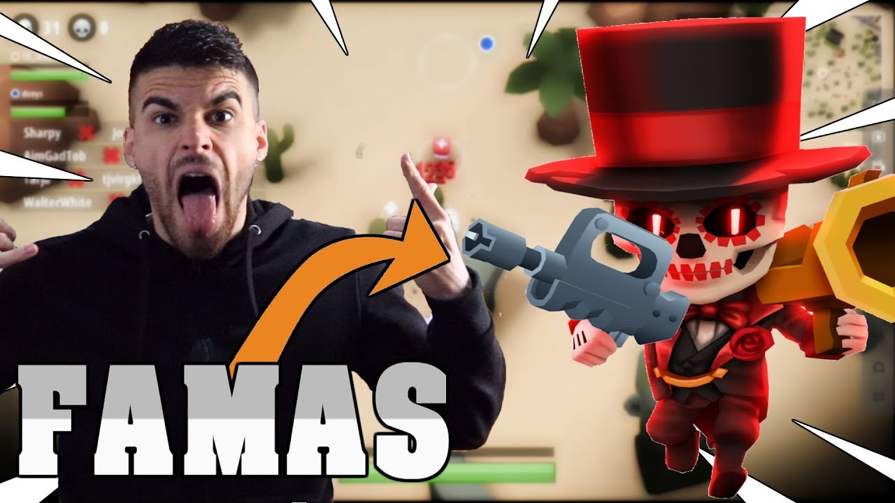¡PROBANDO LA FAMAS (FMS) JUGANDO CON DAVE! - BATTLELANDS ROYALE - YouTube
