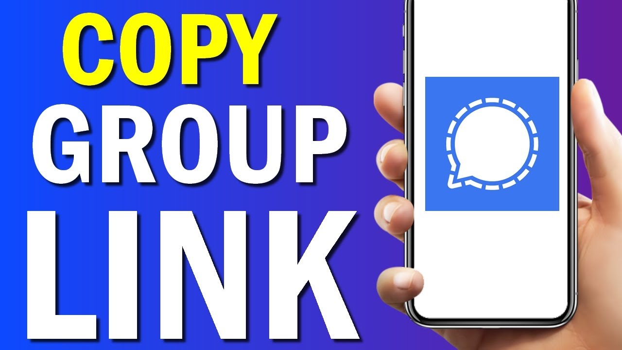 How To Copy Group Link On Signal App YouTube How To Copy Group Link On Signal App YouTube