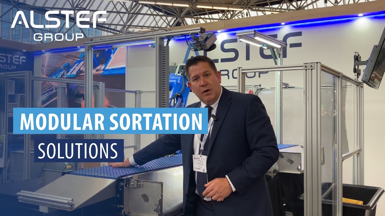 Alstef Group presenting its modular sortation system - YouTube