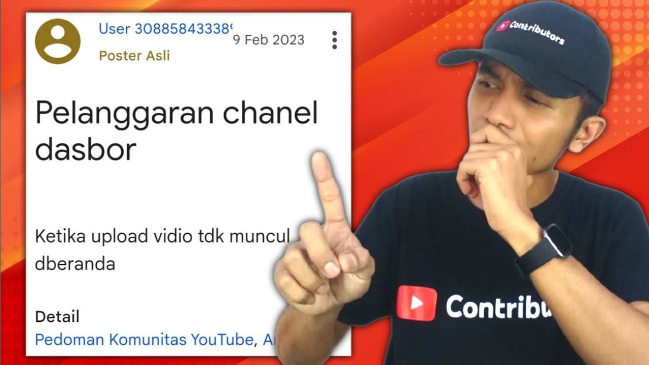 Pelanggaran Dasboard Channel Ketika Upload Video Tidak Muncul di Beranda Setelan Tampilan ...